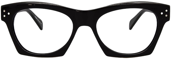 Gerry Extra Large Glasses – Black Eyewear